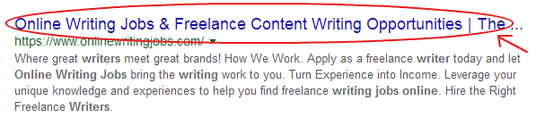 What Is A Title Tag And How Do You Write One Online Writing Jobs 